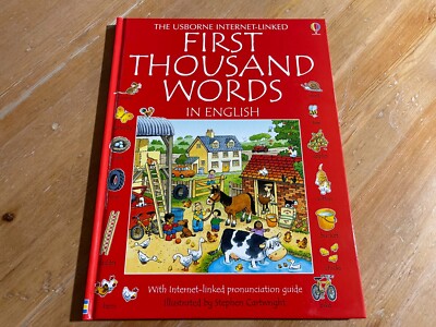 The Usborne First Thousand Words - Hardcover By Amery, Heather - GOOD ...