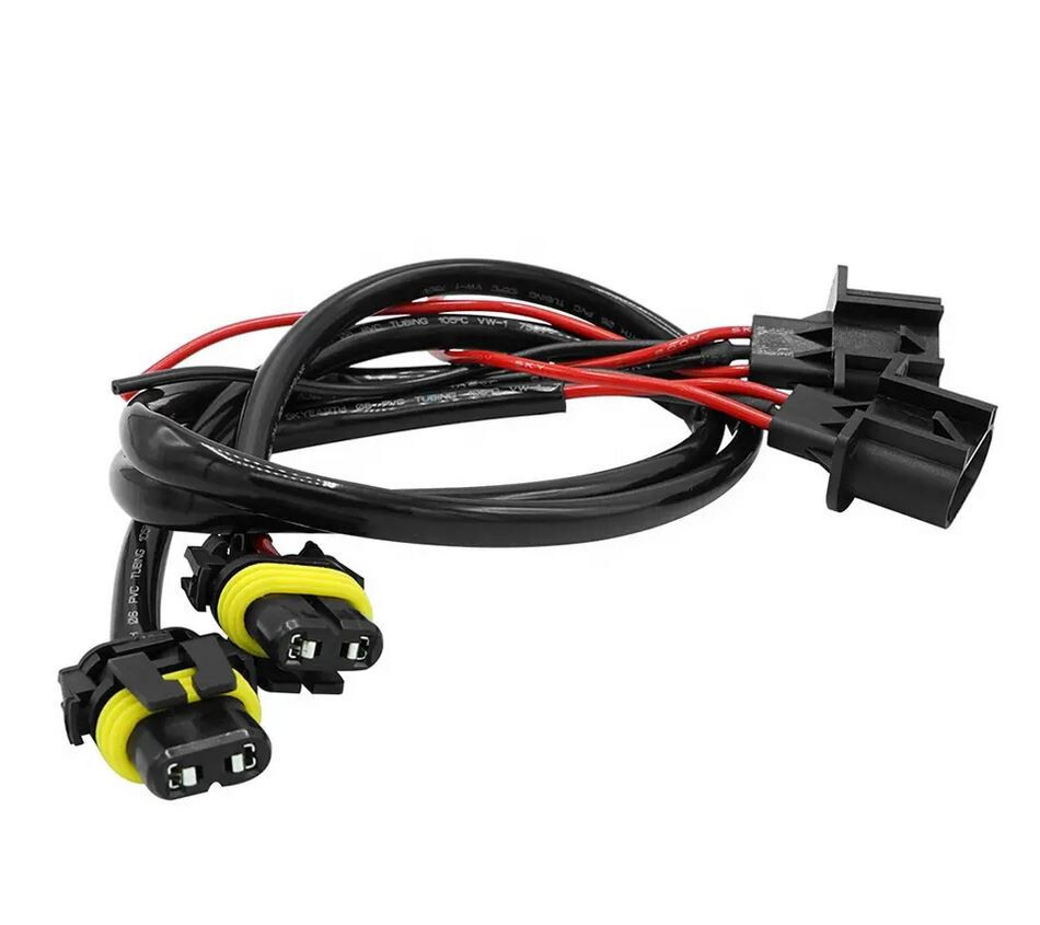 New Pair H13 9008 Wire ballast connectors plug HID wire socket ...