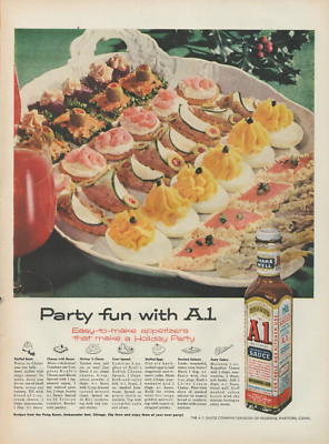 1955 A 1 Steak Sauce Party Fun Easy To Make Appetizers Holiday Recipes ...