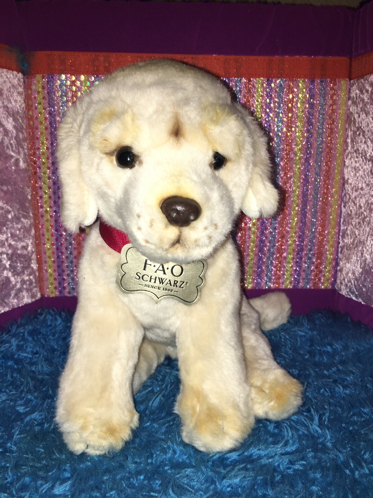 EUC-HTF-RARE-14” FAO Schwarz LABRADOR PUPPY Dog PLUSH Toy ADORABLE ...