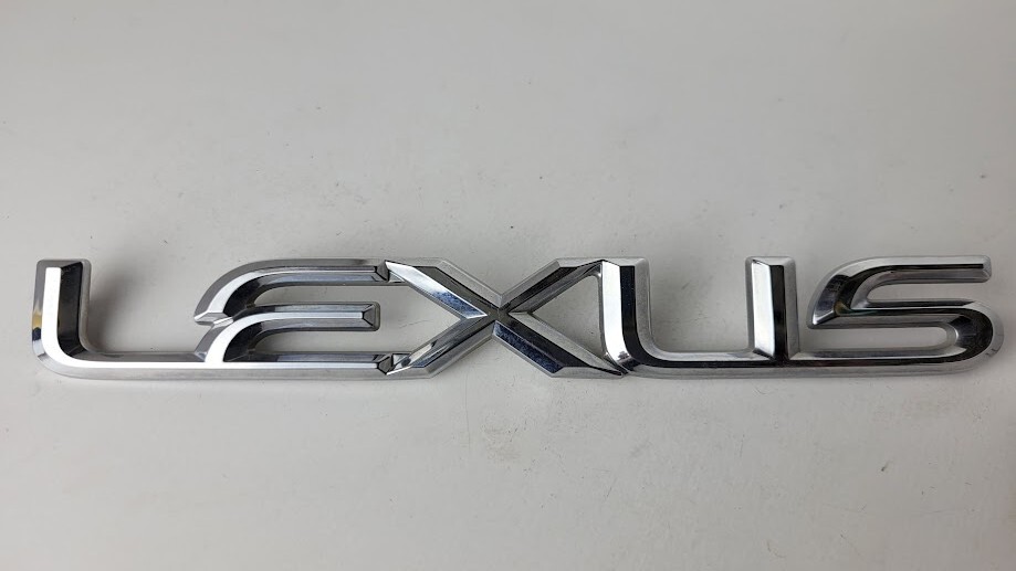 1995-1996 Lexus ES300 Emblem Trunk Lid Badge Logo Letters Chrome OEM | eBay