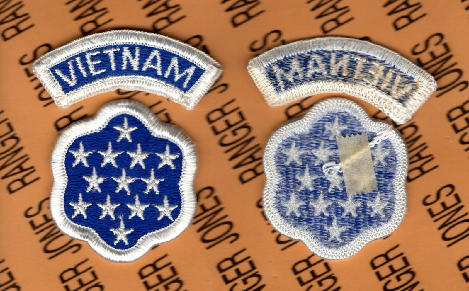 Military Advisory Assistance Group Vietnam MAAG patch tab set | eBay