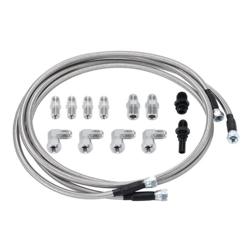 Flexible Transmission Fluid Cooler Hose Line For 4L80E TH350 TH400 200 ...