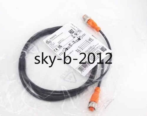 1 PCS NEW IN BOX IFM M12 male and female straight plug sensor cable EVC013 #A6-2 | eBay