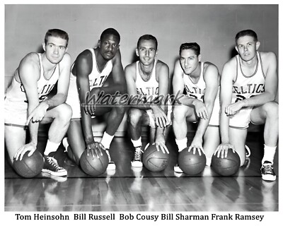 NBA 1960 Boston Celtics Heinsohn Russell Cousy Sharman Ramsey 8 X 10 ...