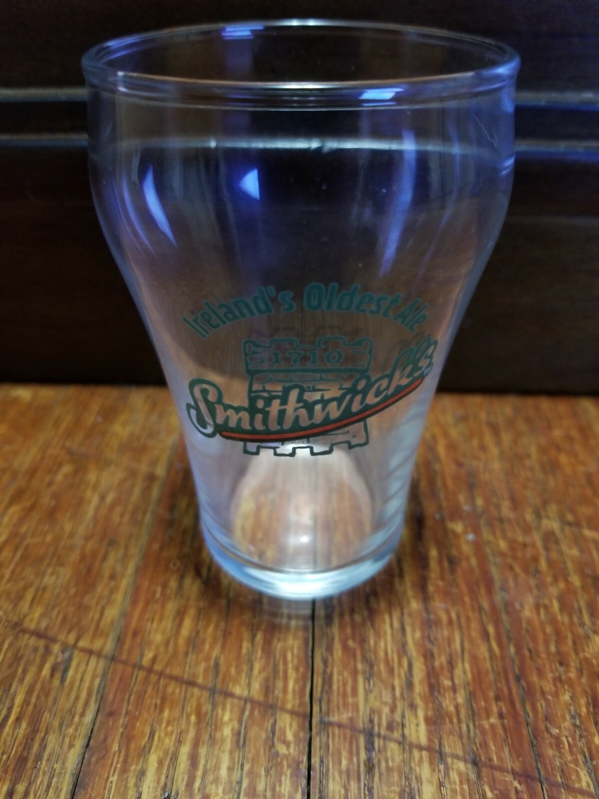 Authentic Barware -1 Smithwick’s Irish Ale Beer Glass - "Ireland's ...