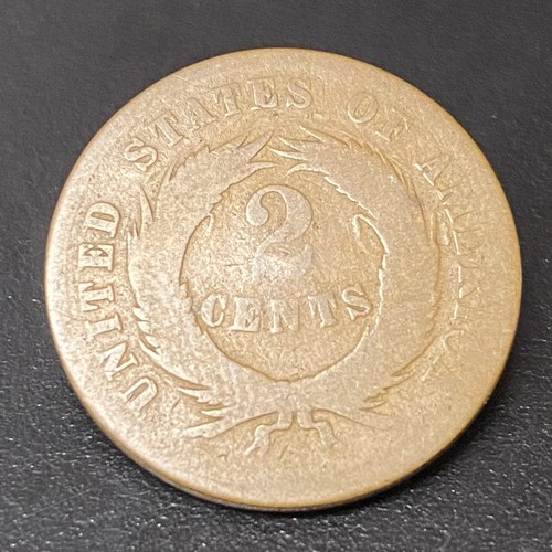 1869 Two Cent Piece United States Of America 2c Coin (As Pictured) *208 ...