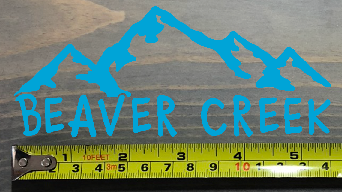 Beaver Creek Decal Sticker 5.5" Colorado Ski Mountain Vail Breckenridge ...