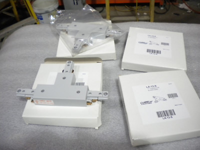 FIVE Con-Tech Lighting LA-13-S SILVER T Connector for Track Light ...