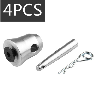 4Pack Half Conical Coupler w/ Clips Pins for Stage Truss Trusses Bed ...