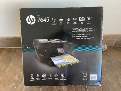 HP Envy 7645 All-in-One WiFi Color Inkjet Printer - Black for sale ...