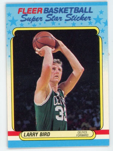 1988-89 Fleer Larry Bird Sticker #2 Ex-Mt+ Celtics | eBay