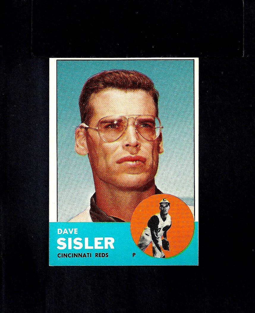 1963 TOPPS #284 DAVE SISLER-2--REDS--NO CREASES--EX/MT/NR/MT++ | eBay