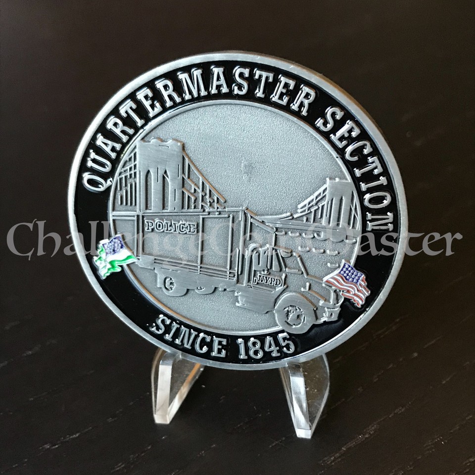 C42 NYPD Police QUARTERMASTER SECTION Challenge Coin | eBay