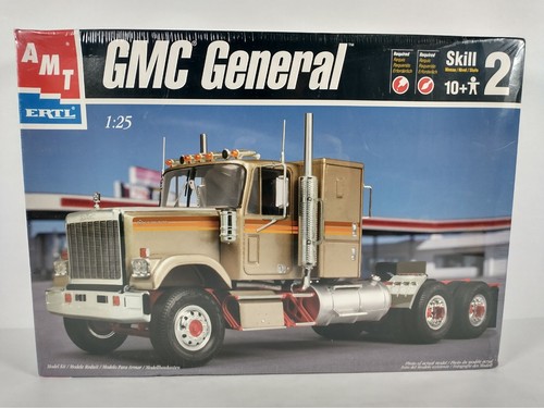 GMC General Semi Truck Tractor AMT 1:25 Model Kit 30060 Sealed Box 1999 ...