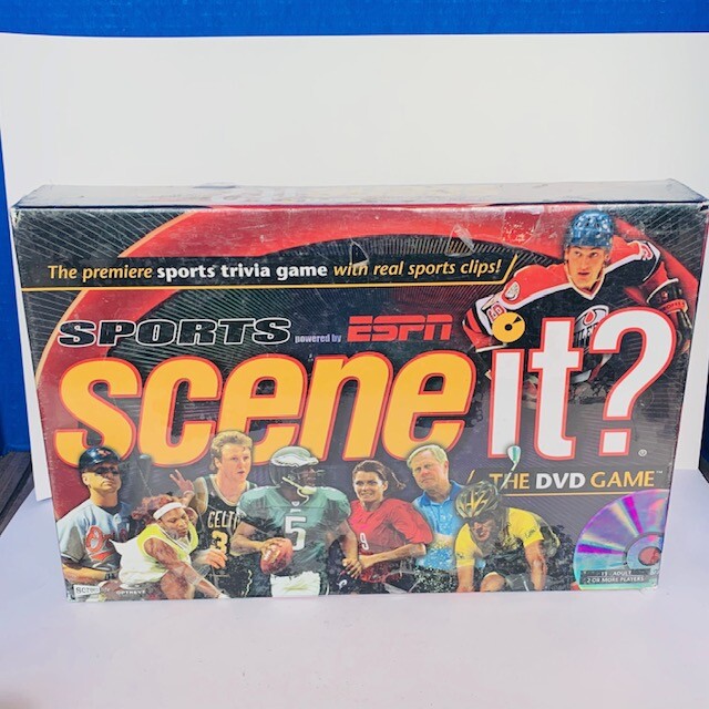 Scene It ESPN sports DVD boardgame sealed board game trivia Gretzky ...