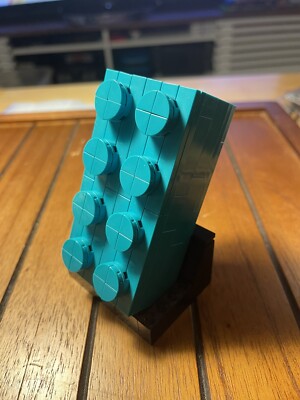 LEGO VIP Buildable 2x4 Teal Brick (6346101) 5702016989939| eBay