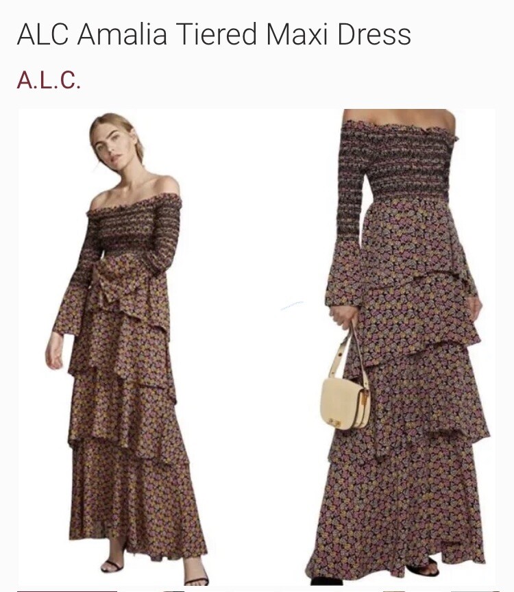 alc tiered maxi dress | Dresses Images 2025