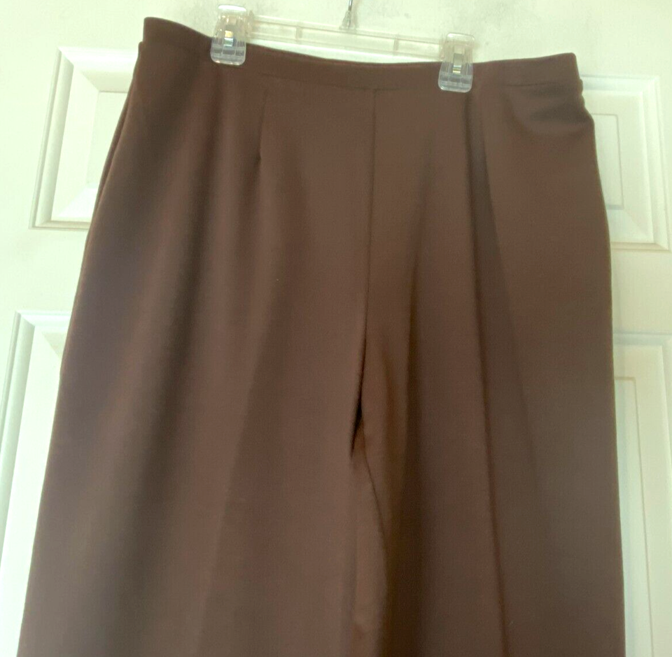 Studio Works Pants Pull On Brown Size Womens L Thanksgiving | eBay