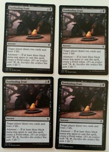 MtG 4x Foreboding Fruit - Throne Of Eldraine Common | eBay.de