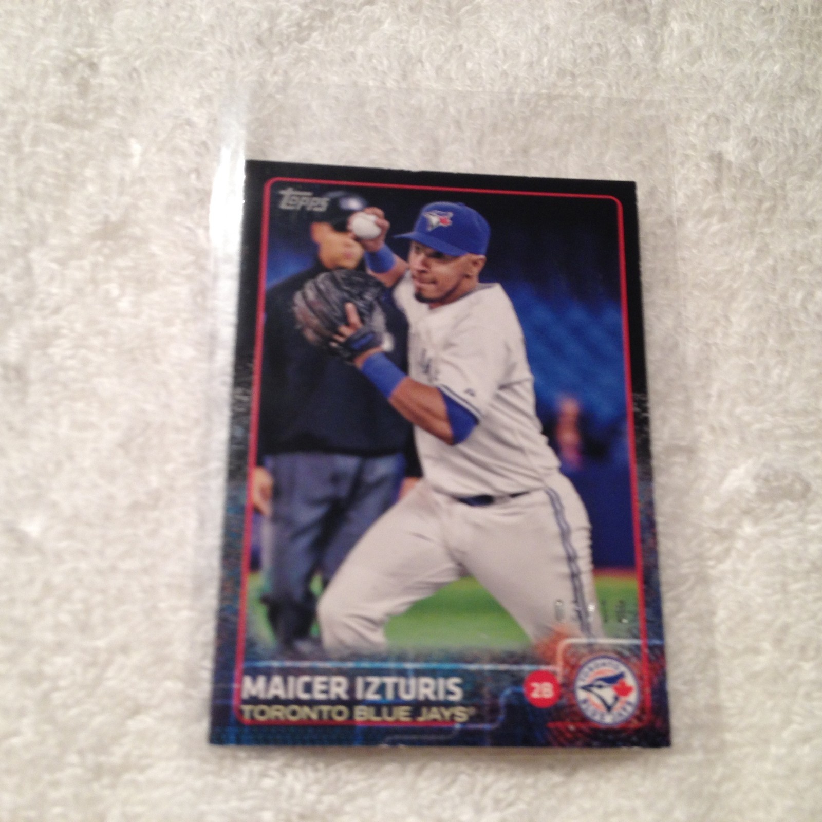2015 TOPPS 1 2 FACTORY MINI #443 MAICER IZTURIS *BLACK #3/10* TORONTO ...