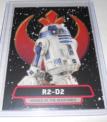 Star Wars Heroes of the Resistance Insert Trading Card #R-7 R2-D2 | eBay
