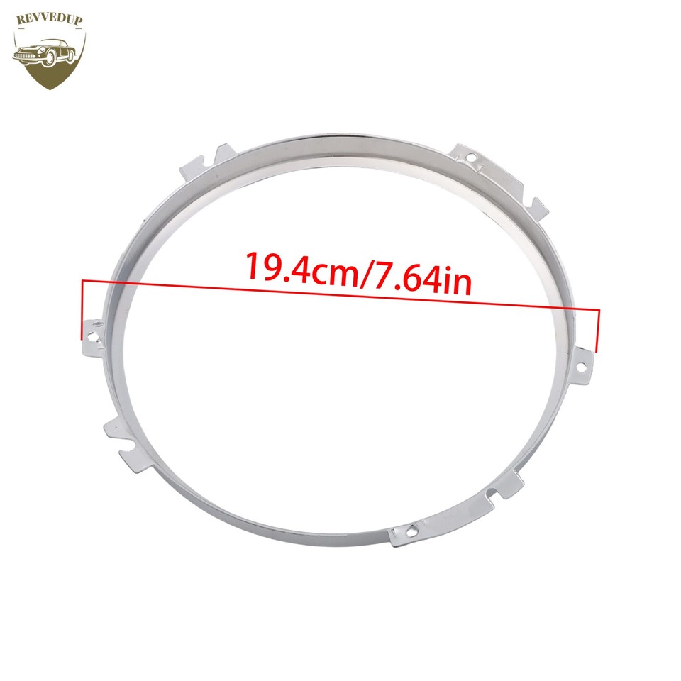 FOR LAND ROVER DEFENDER 90/110/130 2× HEADLIGHT BEZELS CHROME WIPAC ...