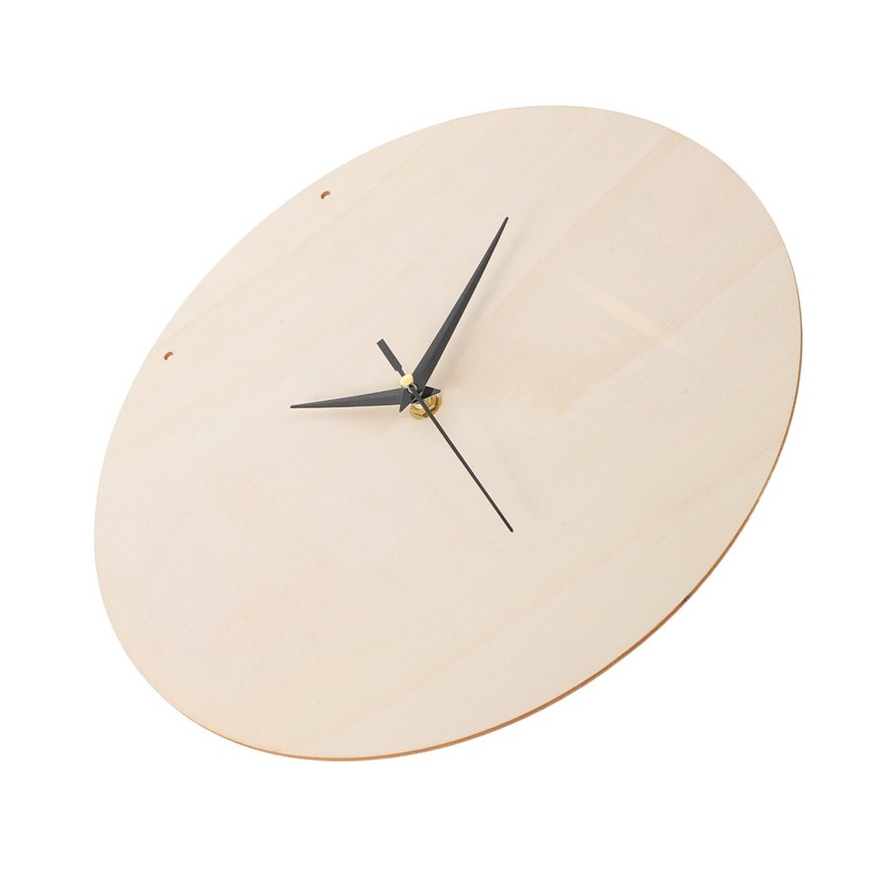 2 Sets Blank Wooden Dial Clock Face Replacement DIY Kit for Kids | eBay ...