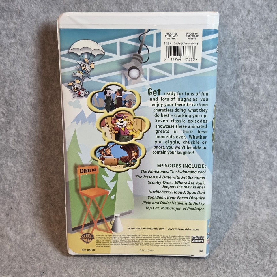 Cartoon Network Cartoon Crack-Ups VHS 2001 RARE Flintstones Jetsons ...