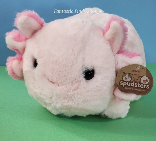 Aurora Spudsters Axel Axolotl Plush Toy 10" NWT | eBay