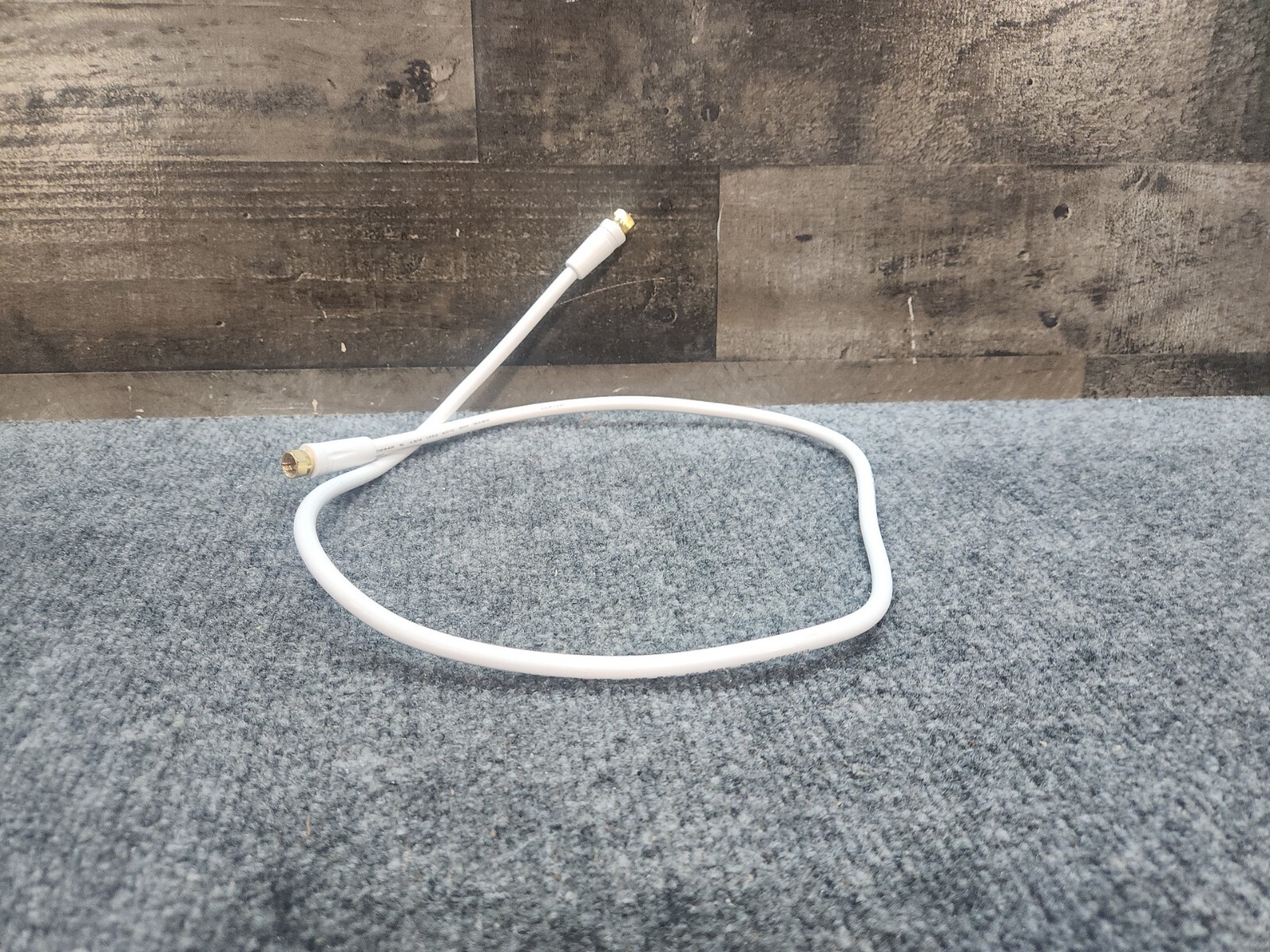 RG6 Video Coaxial Cable 3' White Retro CRT Tv Hook up | eBay