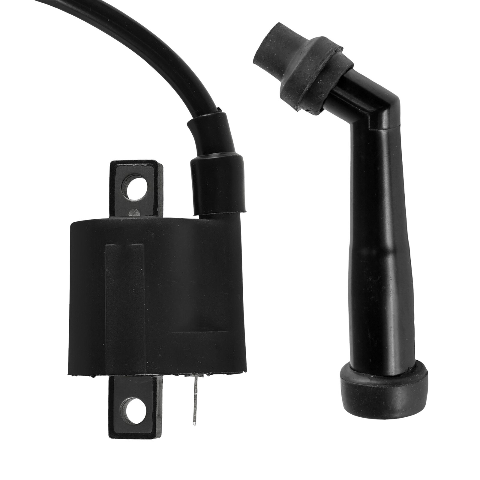 Ignition Coil with Spark Plug Boot Cap for Yamaha Wolverine 350 1995 ...