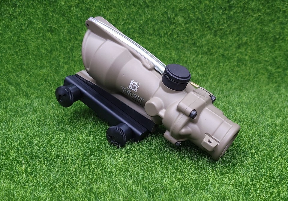 Trijicon 4x32 ACOG Scope Dual Illum Green Chevron w/ TA51 Mount - TA31 ...