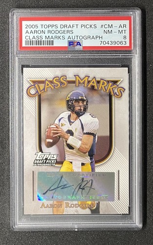 Aaron Rodgers 2005 Topps Draft Picks Class Marks Rookie RC Autograph ...