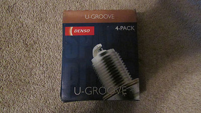 Denso U-Groove Spark Plugs - K20PR-U#4 - D22 - 3145#4 Resistor - 4 Pack ...