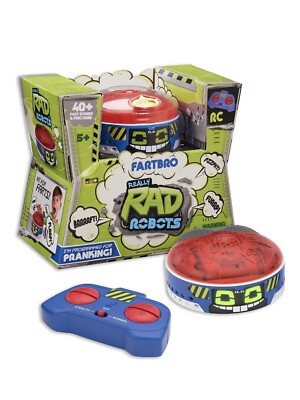 Really RAD Robots Fartbro 40+ Sounds Electronic Remote Control Farting ...