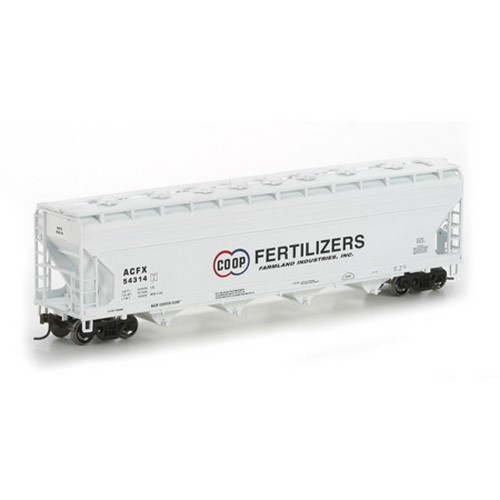 Athearn 72287 HO COOP ACF 4-Bay CF Hopper #54314 LN/Box | eBay