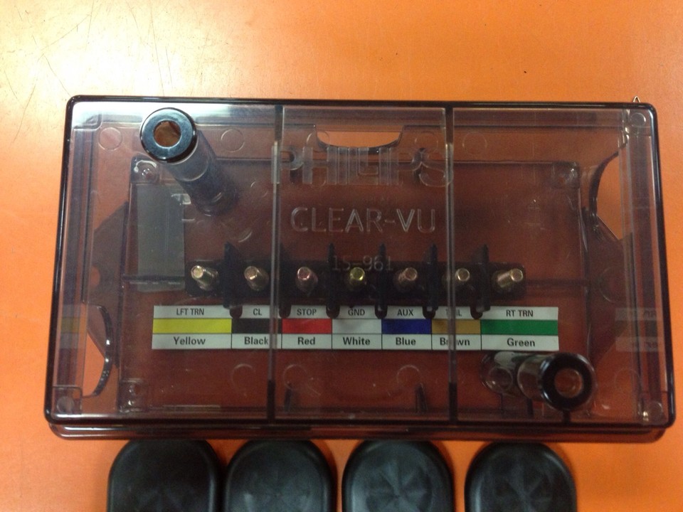 Philips Trailer Wiring Junction 7 Pole Box Weather Proof | eBay