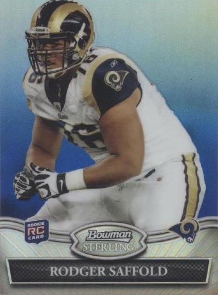 2010 Bowman Sterling - Blue Refractor #35 Rodger Saffold /99 (RC) for ...