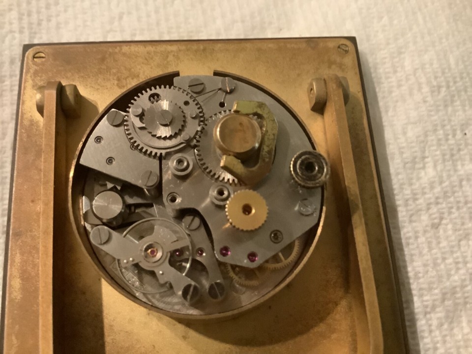 Tiffany & Co. 8-Day Swiss Alarm Clock Angelus 15-Jewel Calibre 243 ...