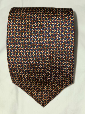 Brooks Brothers Makers Vintage Men's Tie Silk Made In USA Chain Pattern ...