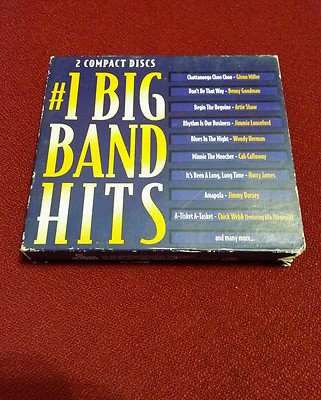 #1 Big Band Hits 2 Compact Disc Set CDs Various Artists Big Band Swing ...