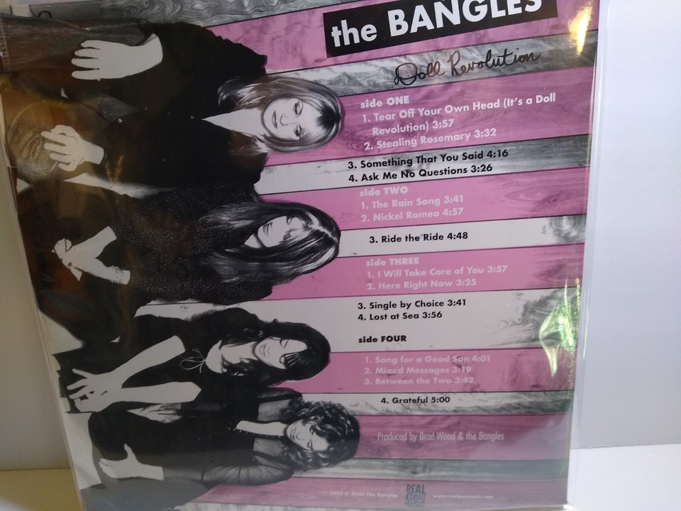 The Bangles Doll Revolution White Colored Vinyl Double LP Record Ltd Ed ...