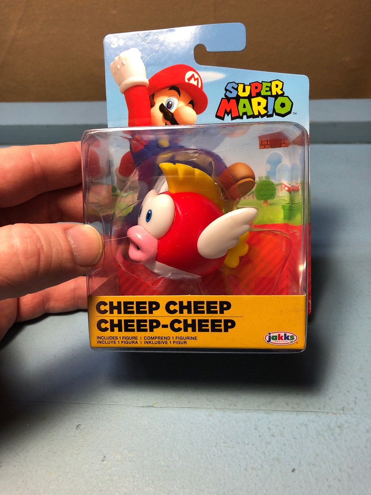 Nintendo World of Super Mario CHEEP CHEEP *MIB* 2.5" Jakks Pacific 2019 ...