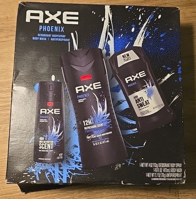 AXE Phoenix Gift Set: Body Spray, Body Wash, Anti-Perspirant | eBay.de
