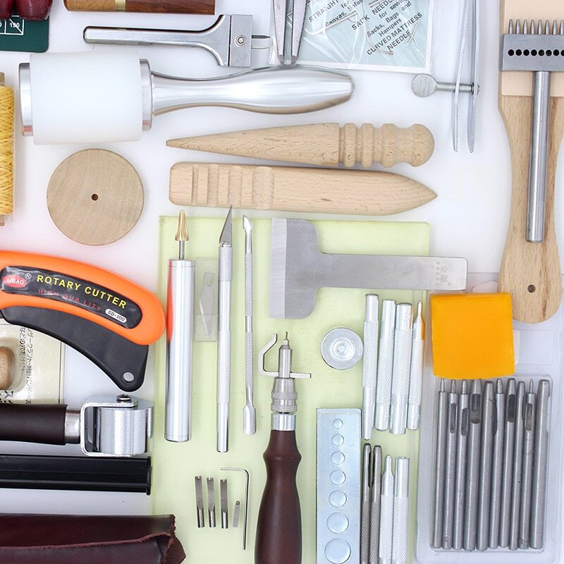 High quality leather craft sewing handmade DIY Groover Awl Edge Creaser ...