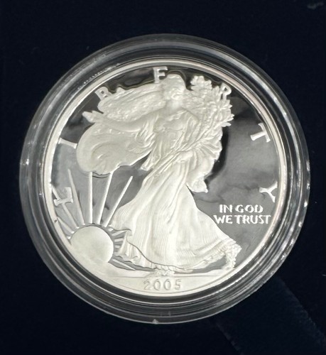 2005 Silver American Eagle One Dollar Proof Coin | eBay