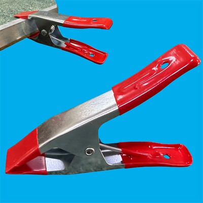 8x 6" 150mm Large Metal Spring Grip Clamps Woodworking Clips Tool ...