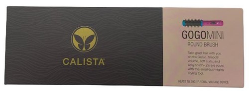 Calista GoGo Mini 1in Barrel Round Brush Hair Styling Tool Pink | eBay