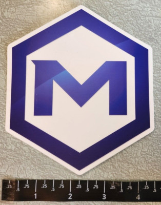 Maxim Defense Vinyl Decal Sticker Shot Show White & Blue Large | eBay